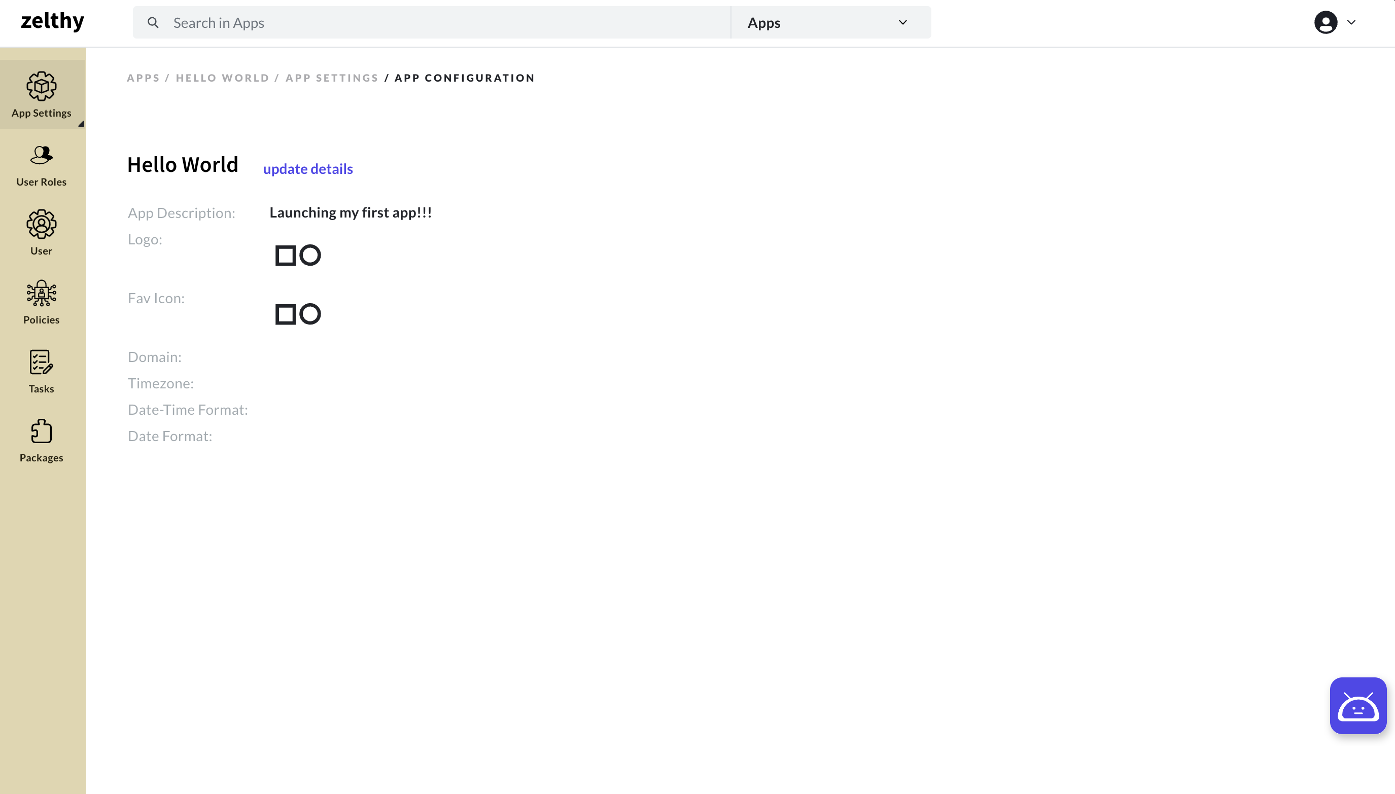 Switching to the App View | Zango Docs